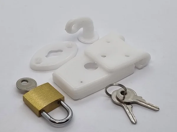 Gas Bottle Locker Catch & Padlock | Your Caravan Shop